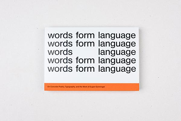 Words Form Language (2982) | Design | Book | Triest
